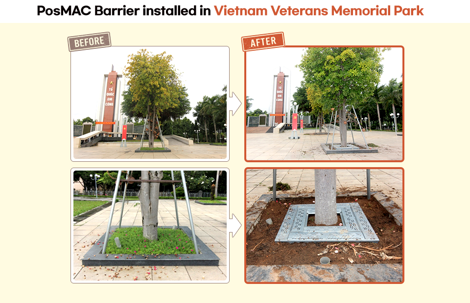 PosMAC roadside tree guard in Vietnam – Official POSCO Group Newsroom