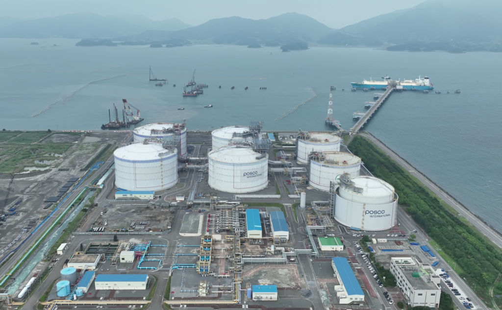 POSCO INTERNATIONAL Completed Construction of Gwangyang LNG Terminal 1 ...